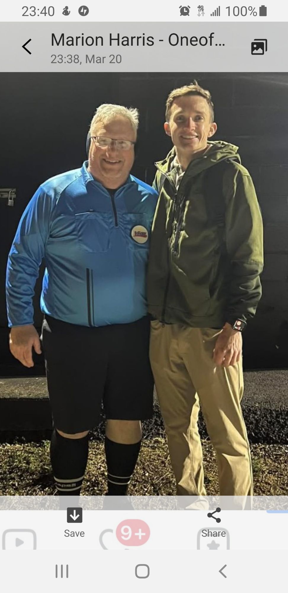 Marion Harris shares his Thursday night 🌙 Soccer ⚽️ experience… – A.S.P ...