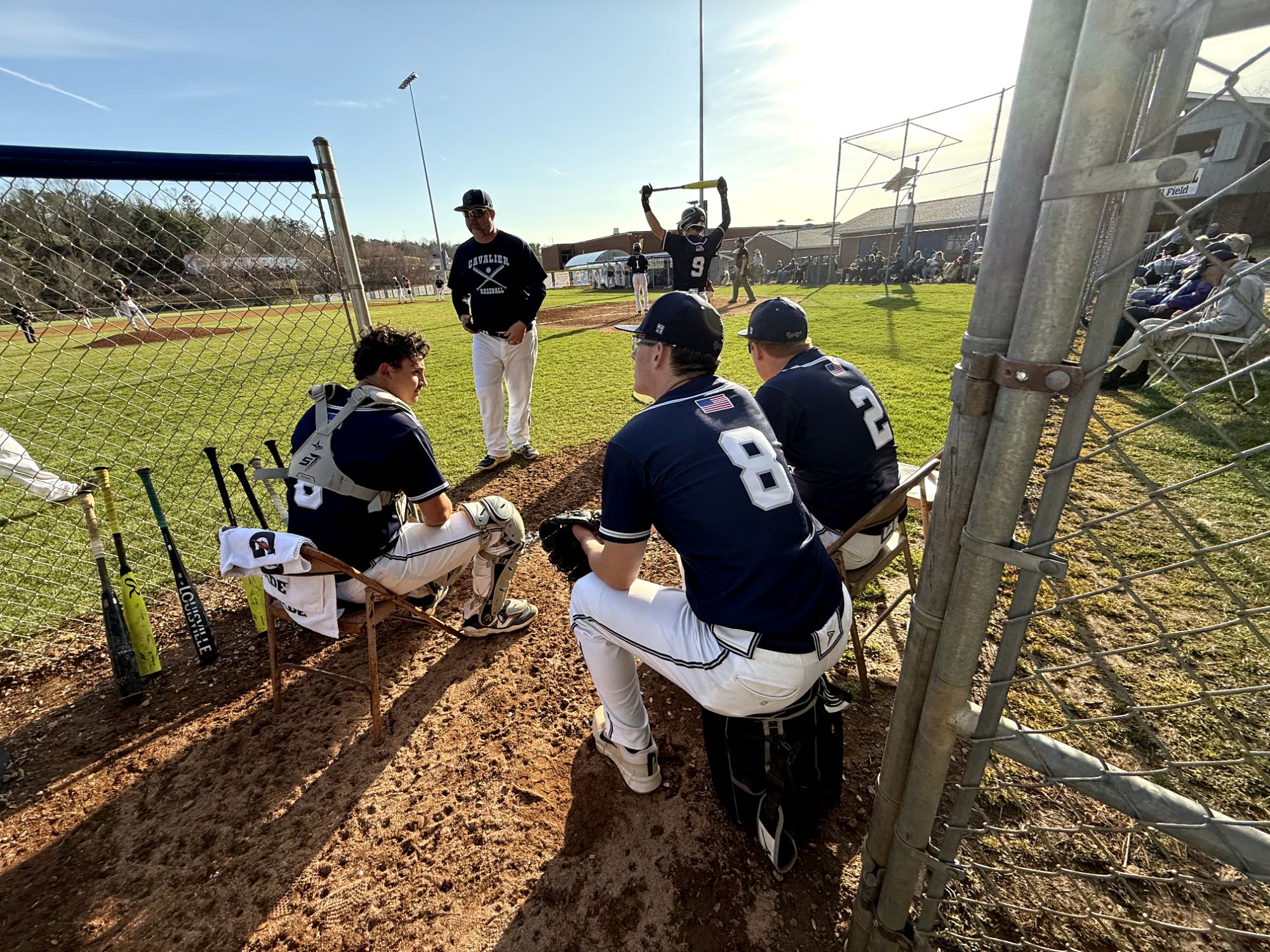 We start Day #598 with some Home Run celebrations from Varsity Baseball ...
