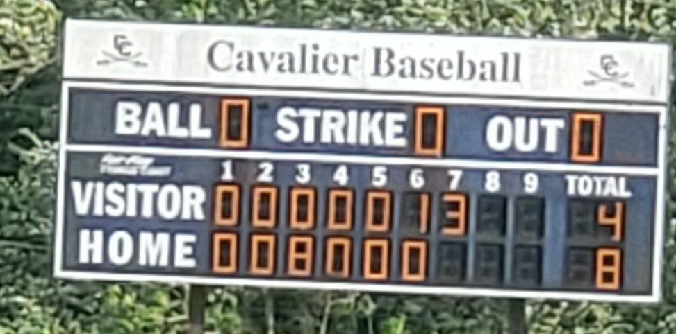 Your Final Score from The Hill – Steve Combs 5, Adam Nester 1 as the ...