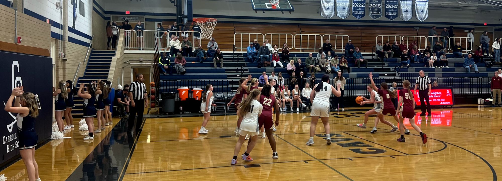 Marion Harris is in the Gym for Girls 👧 Basketball 🏀 Opening Night 🌙 ...
