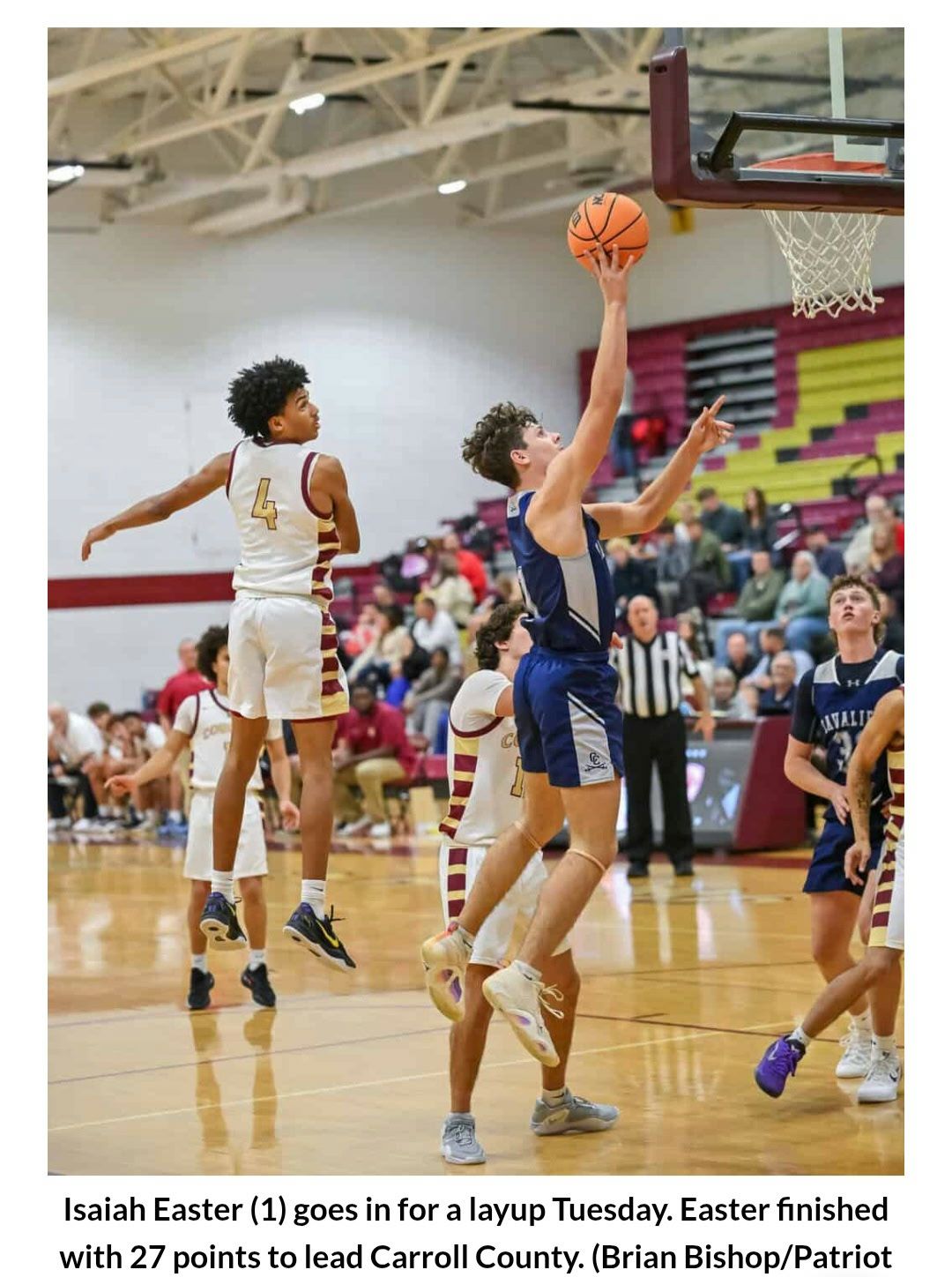 Greg Talley checks in with some 💘 for Isaiah Easter and the Varsity ...