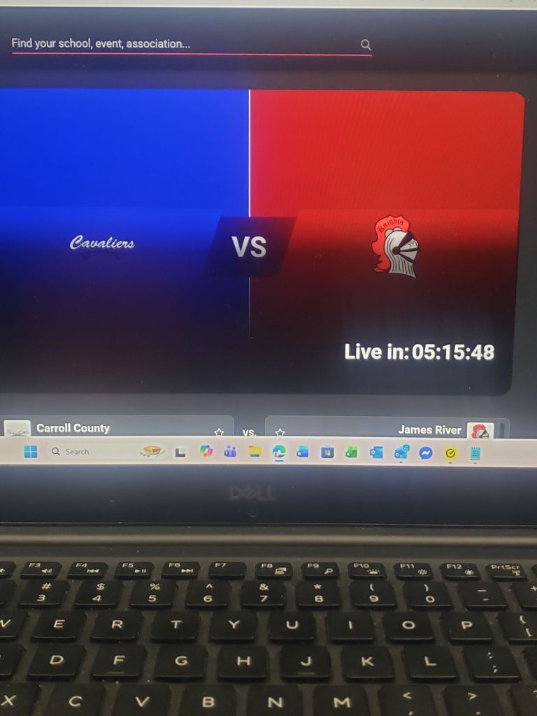 Houston, we have a problem…All set to start coverage of our three games ...